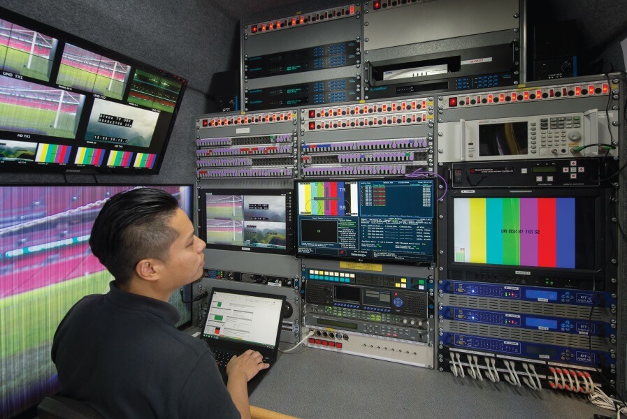 Satellite broadcasting - Content capture - Solutions | BT Media & Broadcast